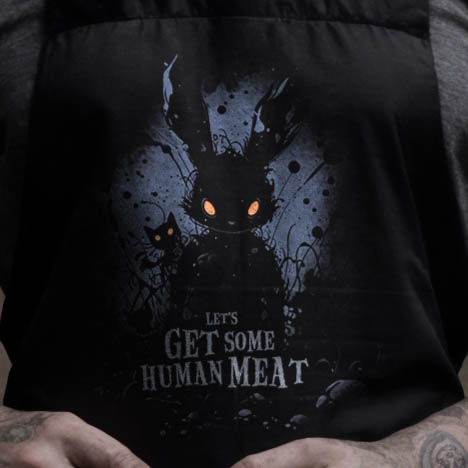 Human Meat Bio Grillschürze - Carrotees